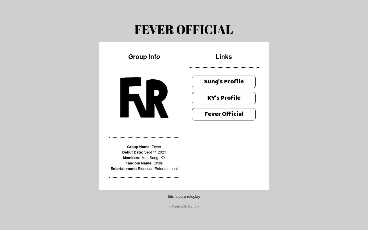 fever official page